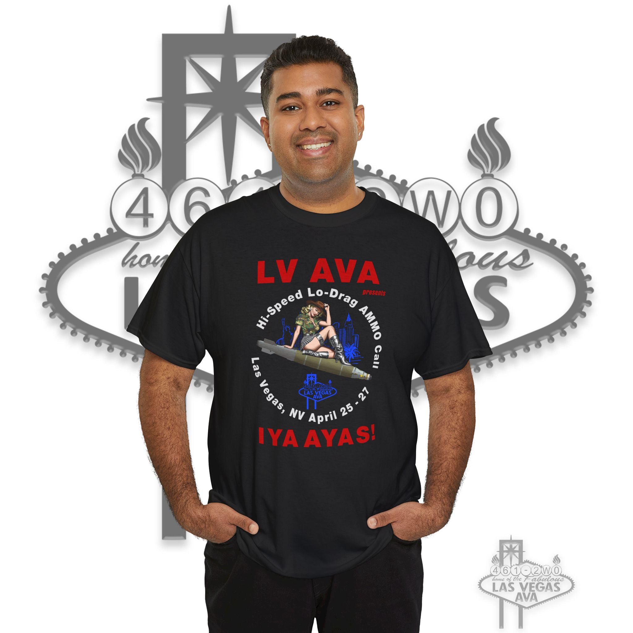 LV AVA Hi-Speed Lo-Drag AMMO Call Pin-Up Girl Riding LJDAM April 2025 ...