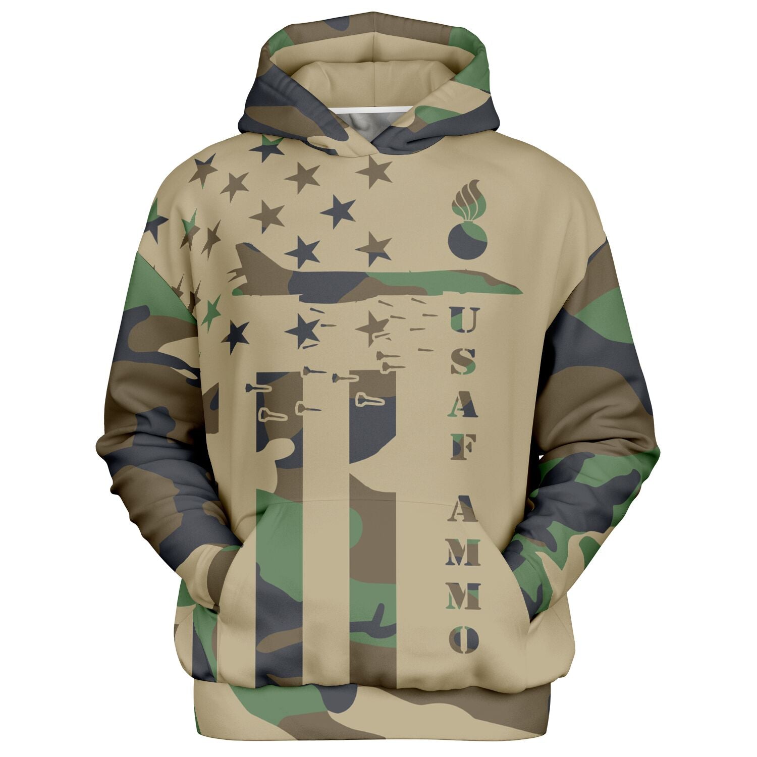 USAF AMMO Camouflage American Flag B-1 Bomber Pisspot IYAAYAS Heavywei ...