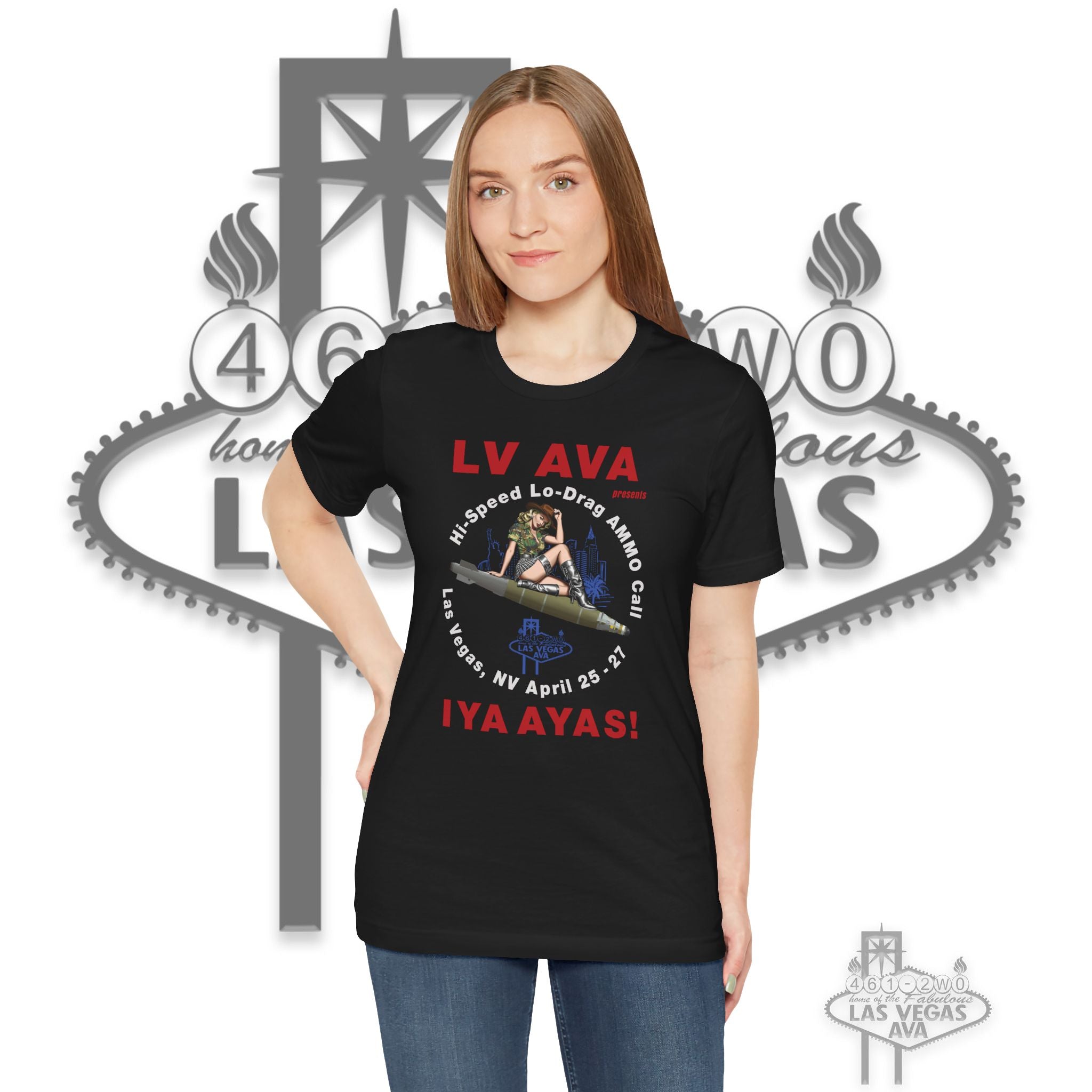 LV AVA Hi-Speed Lo-Drag AMMO Call Pin-Up Girl Riding LJDAM April 2025 ...