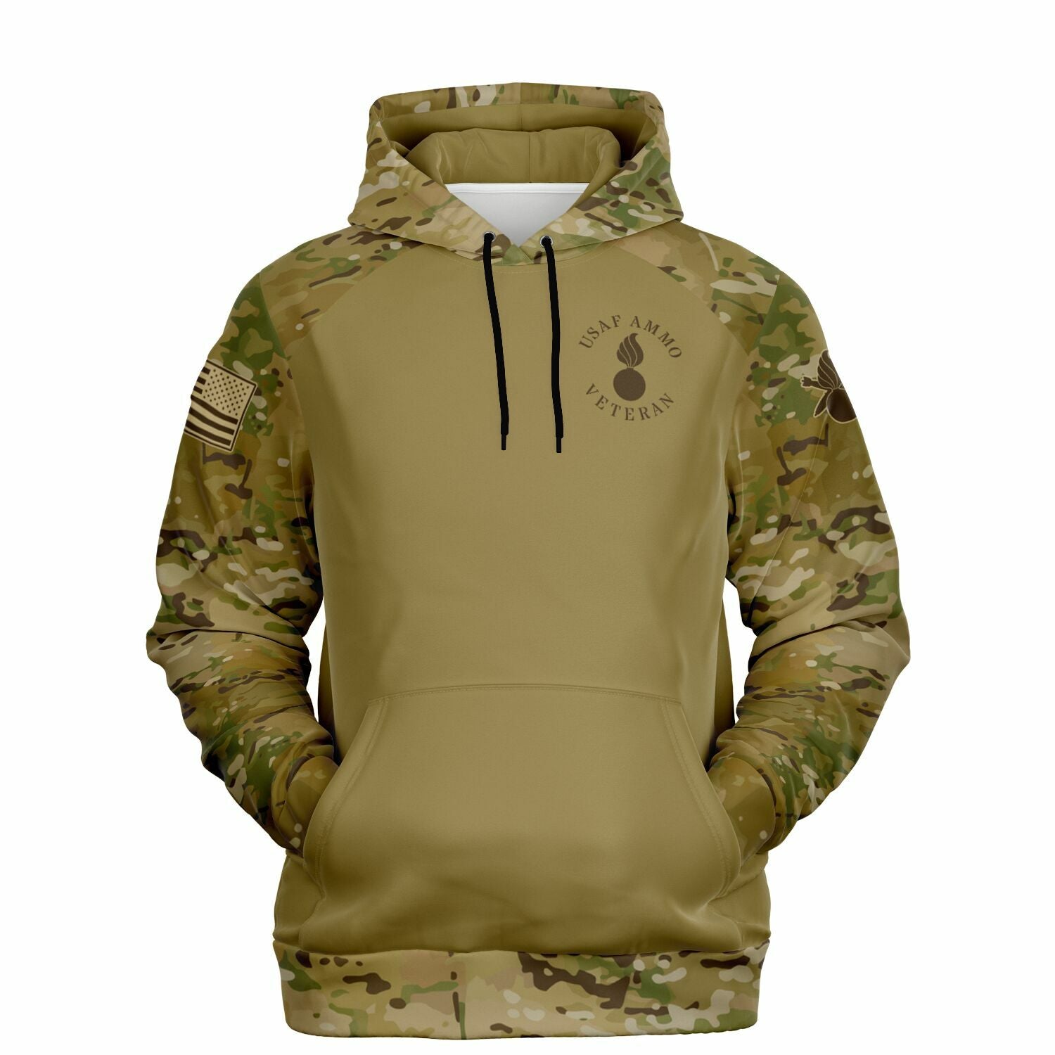 USAF AMMO Veteran OCP Pattern Style Fashion Hoodie - All Over Print ...