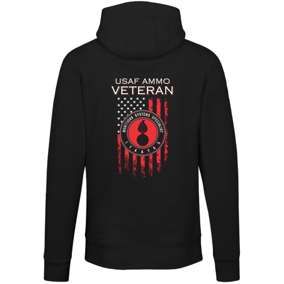 USAF AMMO Veteran Vertical Flag Round Pisspot Logo LS14001 Lane Seven ...