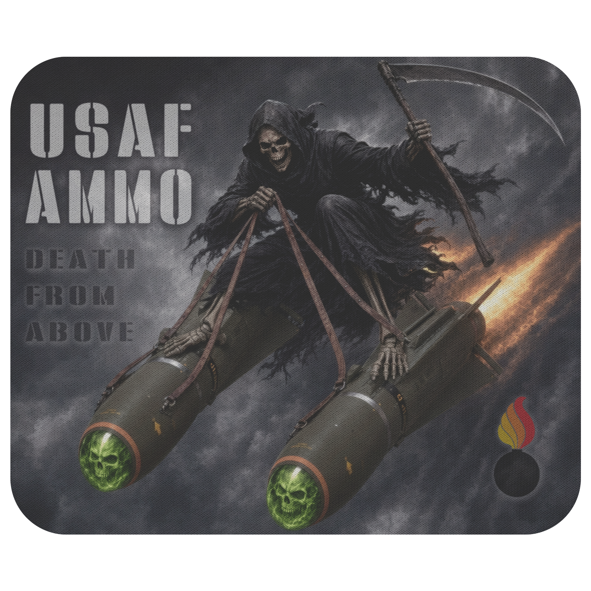 USAF AMMO Grim Reaper Riding AGM-65 Sickle Death From Above Pisspot Mo ...