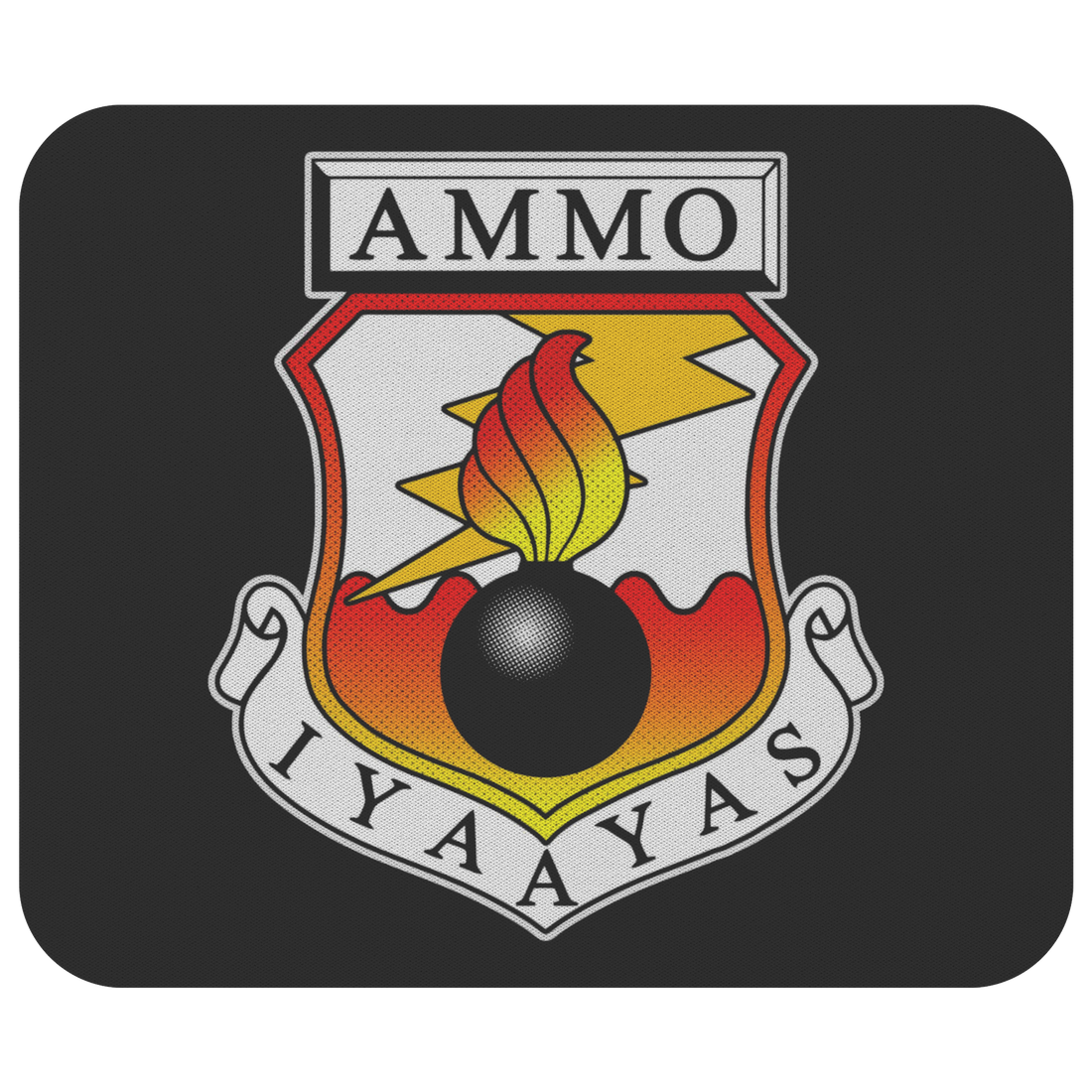 USAF AMMO AMMO Pisspot Lightning Bolt Command Patch IYAAYAS - Mousepad ...