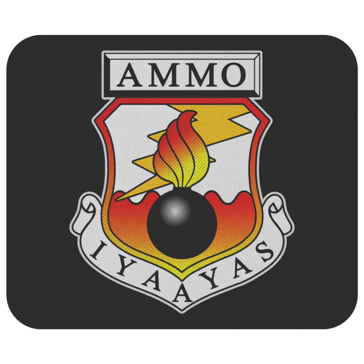 USAF AMMO AMMO Pisspot Lightning Bolt Command Patch IYAAYAS - Mousepad ...